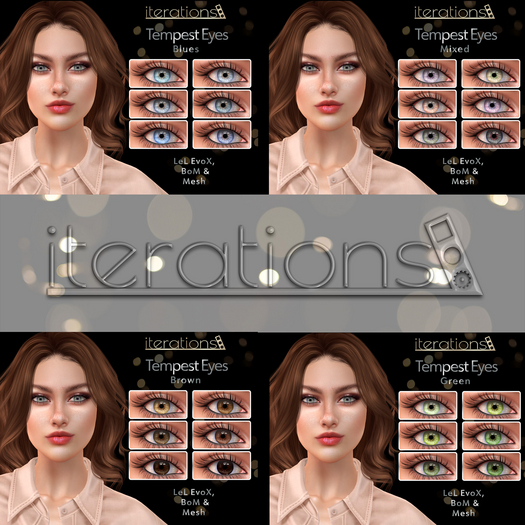 Second Life Marketplace - iterations Tempest Eyes Fatpack Unpacker